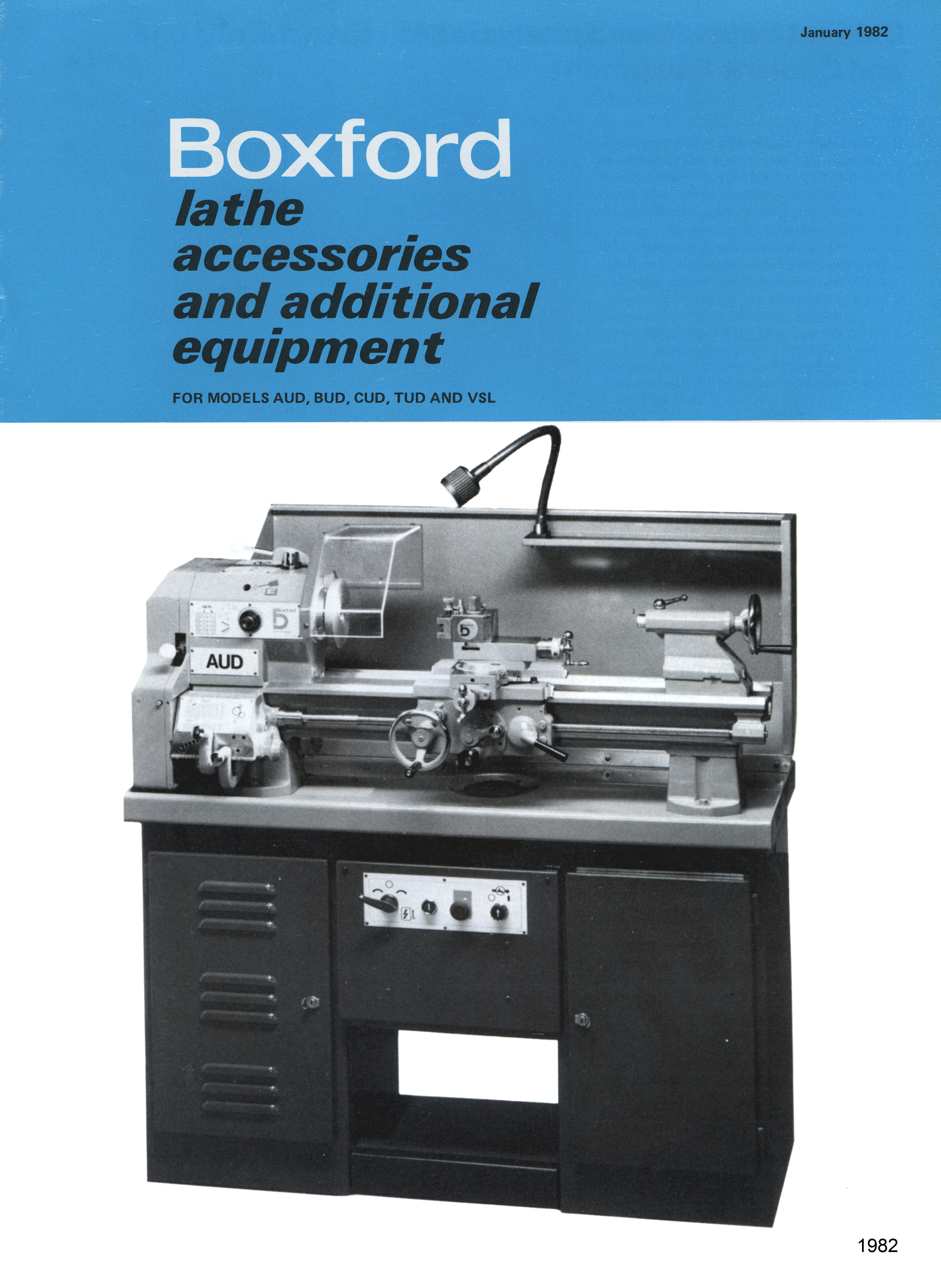 Boxford Lathes: Sales Catalogue Covers