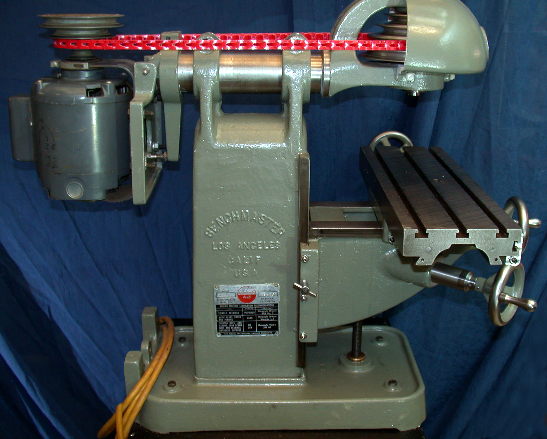 Duro & Benchmaster Milling Machine Later Model