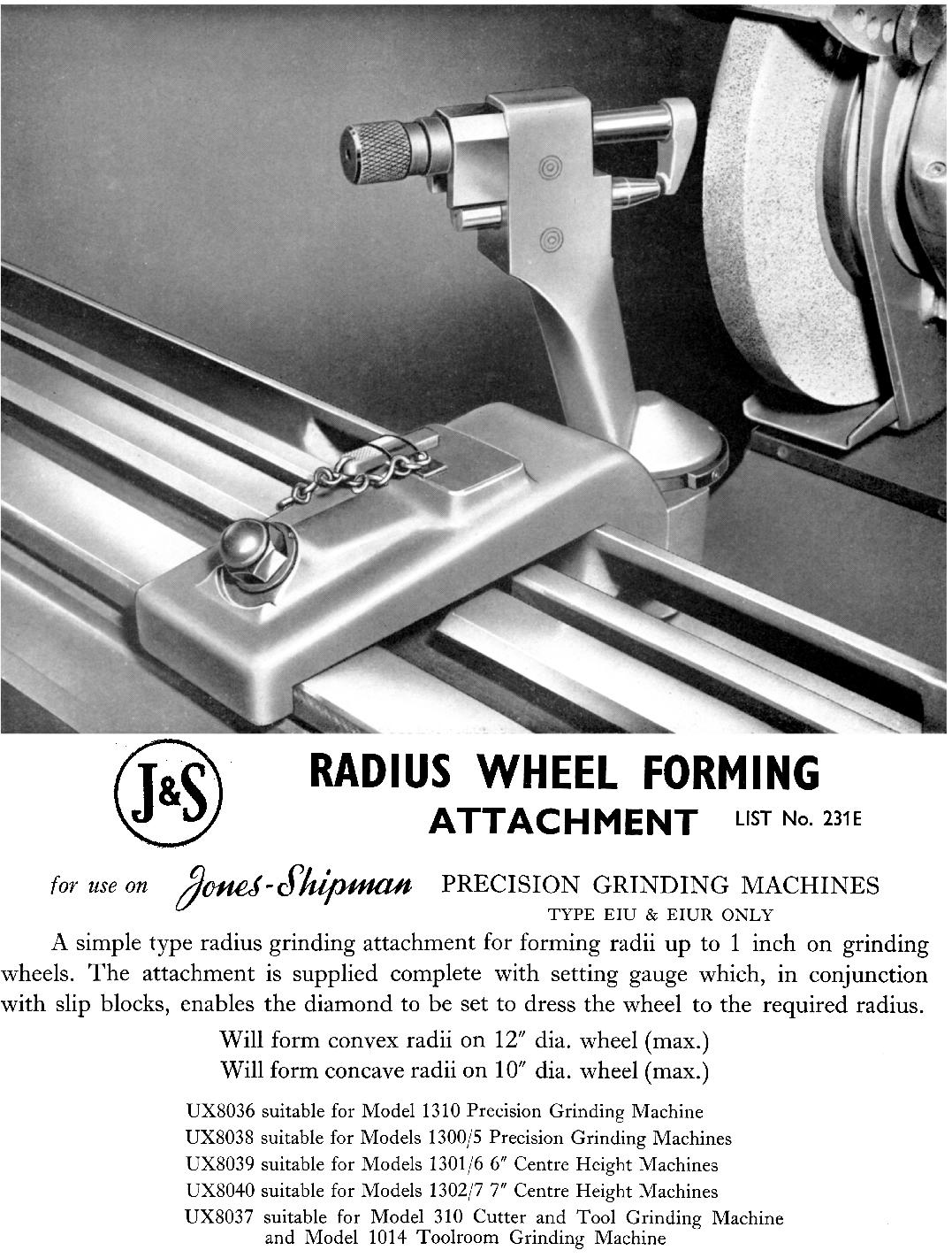 Jones & Shipman Precision Attachments 2