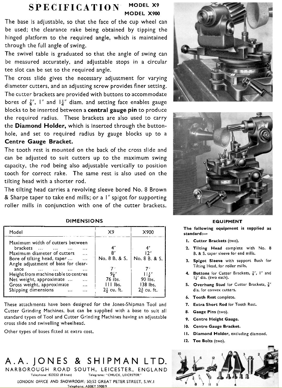 Jones & Shipman Precision Attachments 2