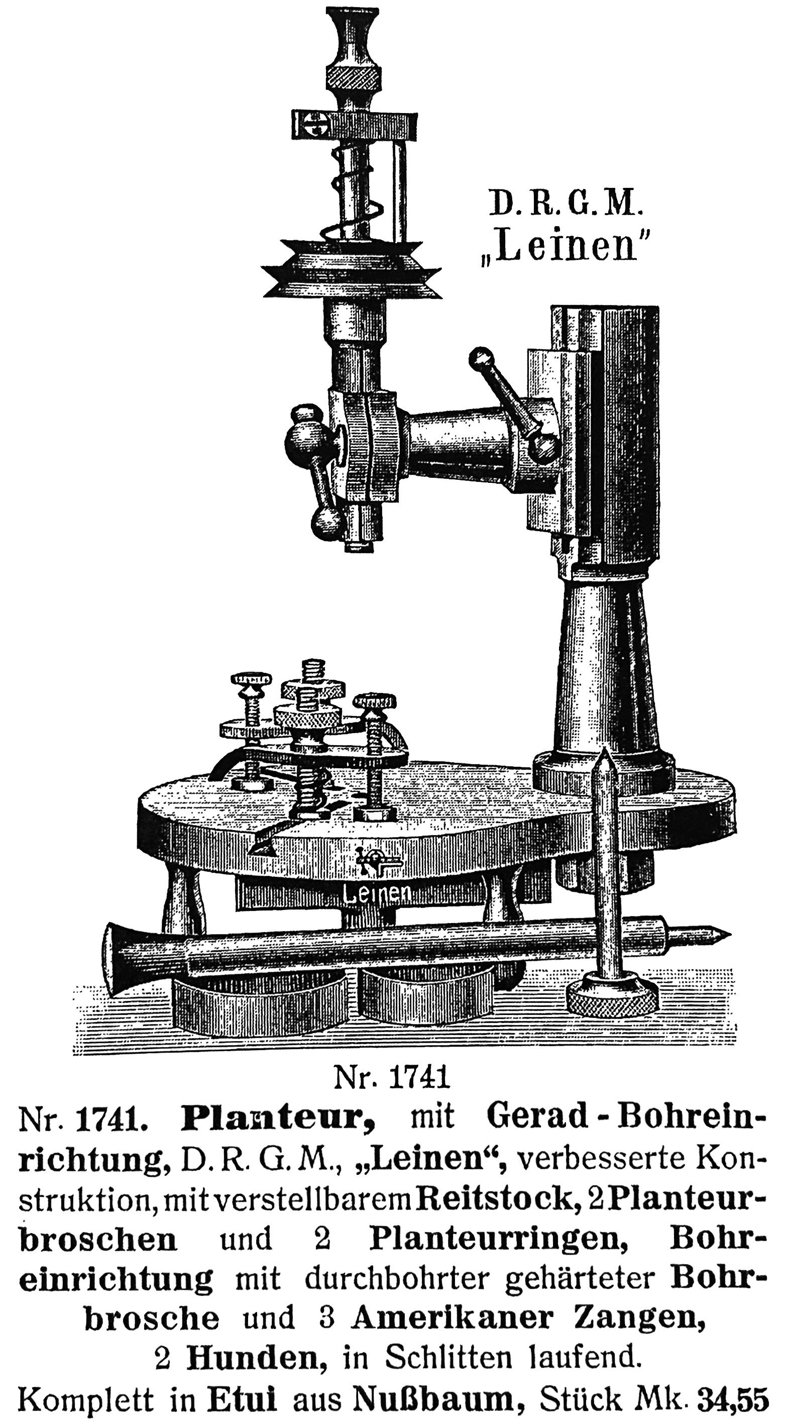Leinen and Boley & Leinen Precision Drilling Machine