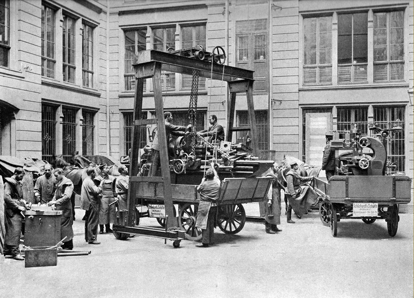 Antique Machinery and History | ...Photo...Machine Tool Delivery ...